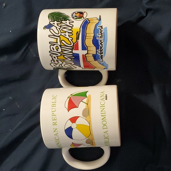 unbranded | Dining | 2 Dominican Republic Vacation Souviner Coffee Cup ...